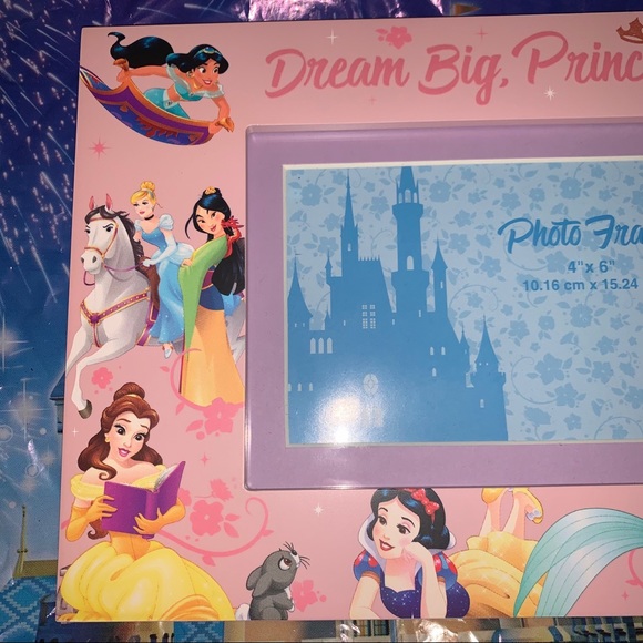 Disney | Accents | Disney Parks Princess 4 X 6 Wooden Photo Frame ...